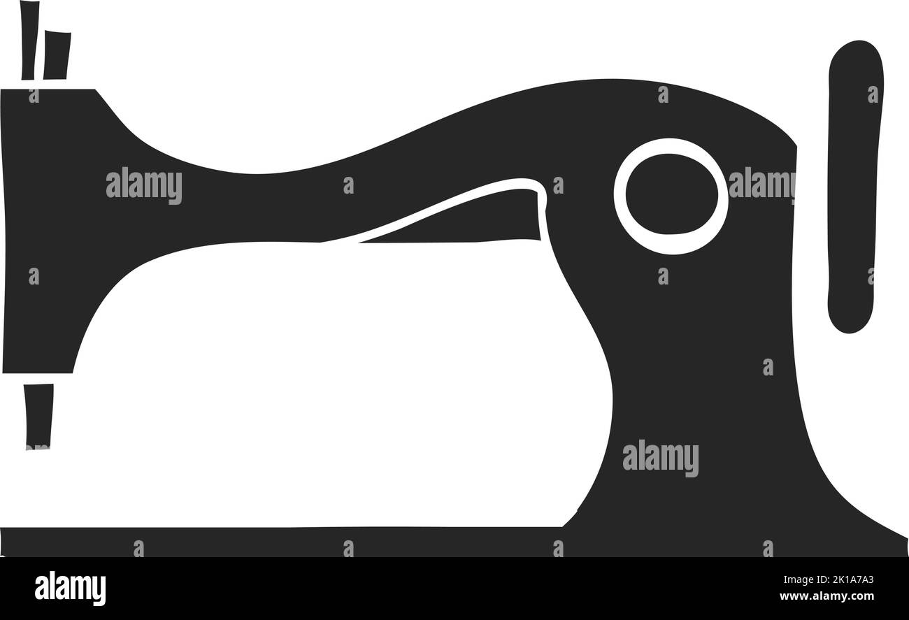 Hand drawn Vintage sewing machine vector illustration Stock Vector ...