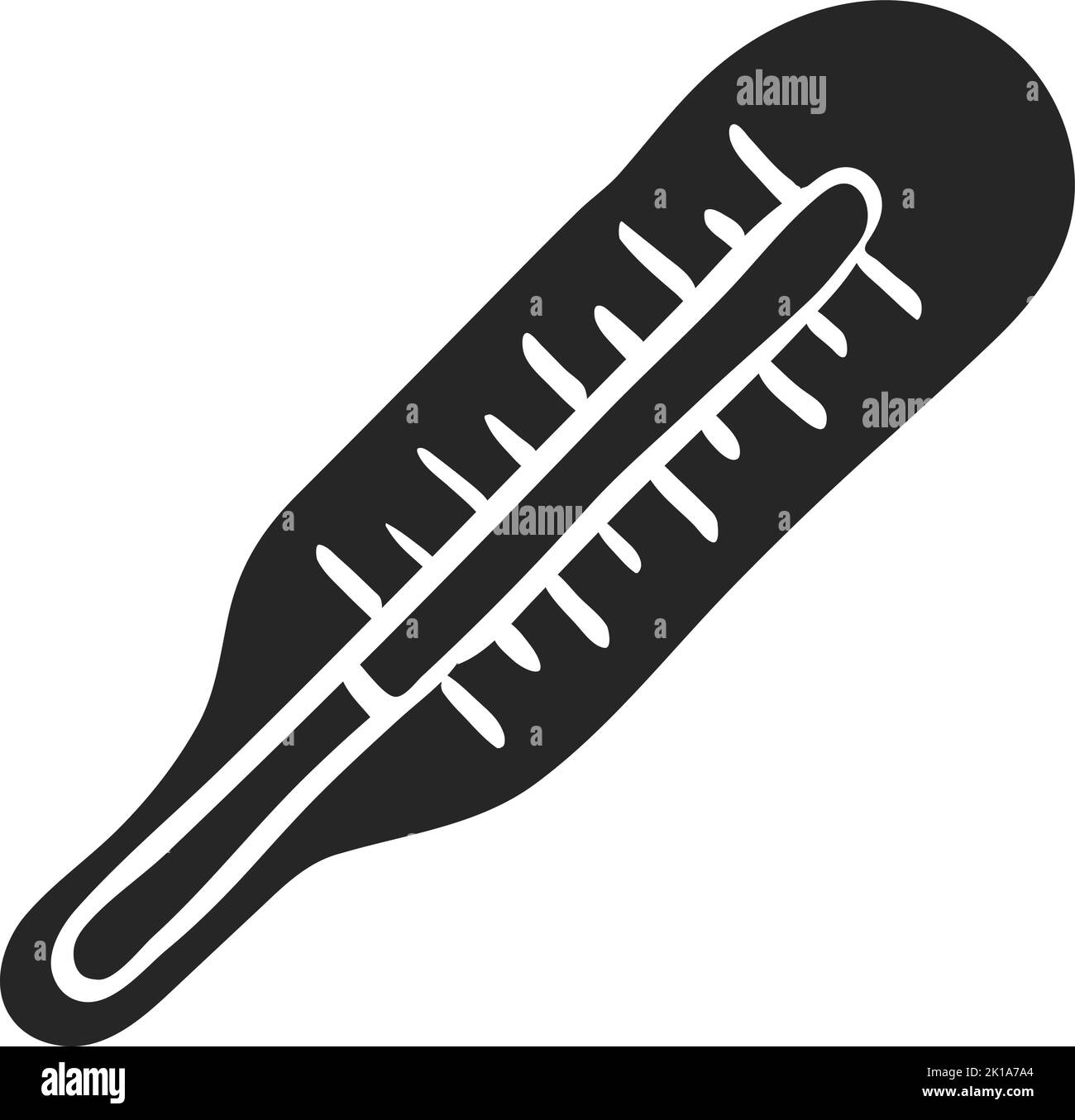 Hand drawn Thermometer vector illustration Stock Vector Image & Art - Alamy