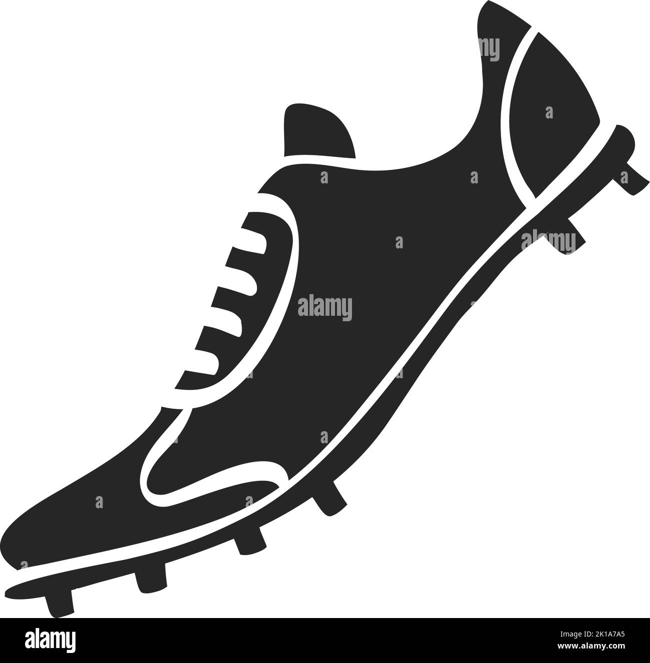 Hand drawn Soccer Shoe vector illustration Stock Vector Image & Art - Alamy