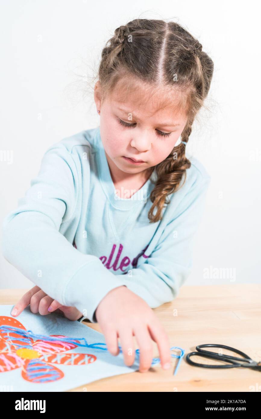 Girl 9 craft fabric hi-res stock photography and images - Alamy
