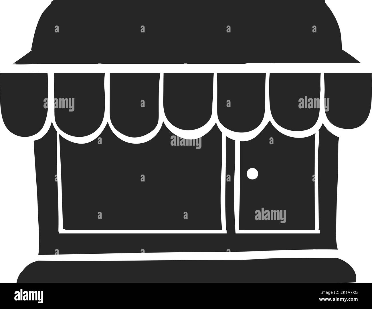 Hand drawn Shop vector illustration Stock Vector Image & Art - Alamy