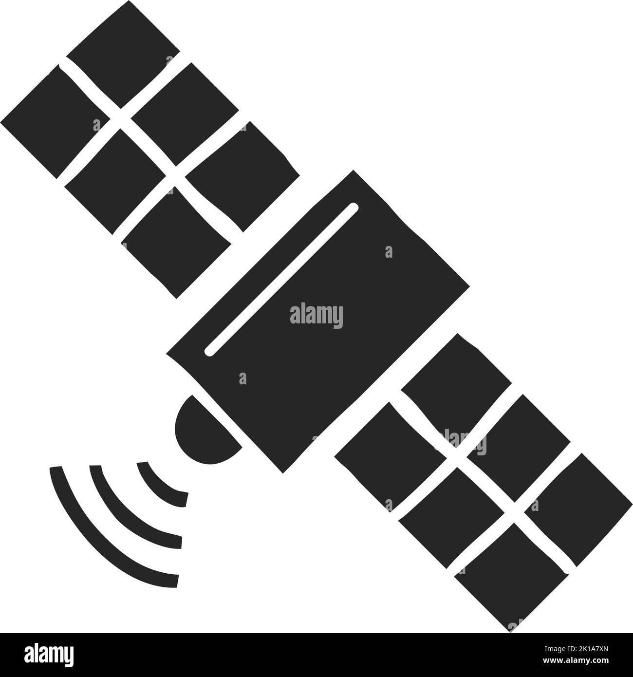 Hand drawn Satellite receiver vector illustration Stock Vector Image & Art - Alamy