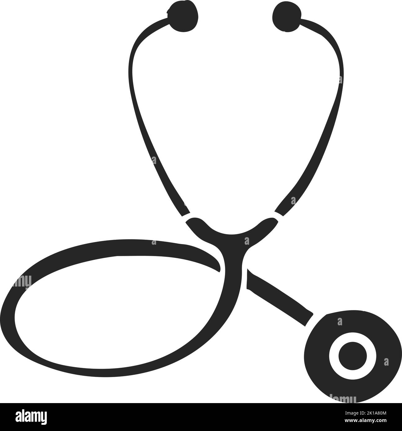 Hand and stethoscope Black and White Stock Photos & Images - Alamy