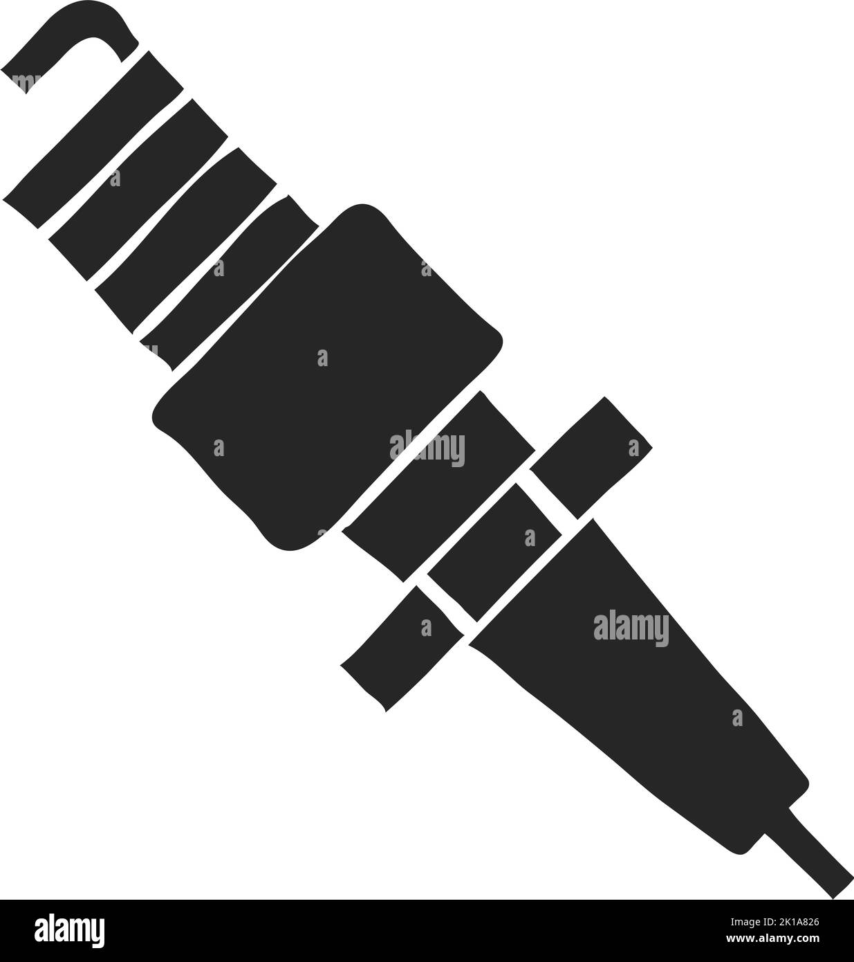 Hand drawn Spark plug vector illustration Stock Vector Image & Art - Alamy