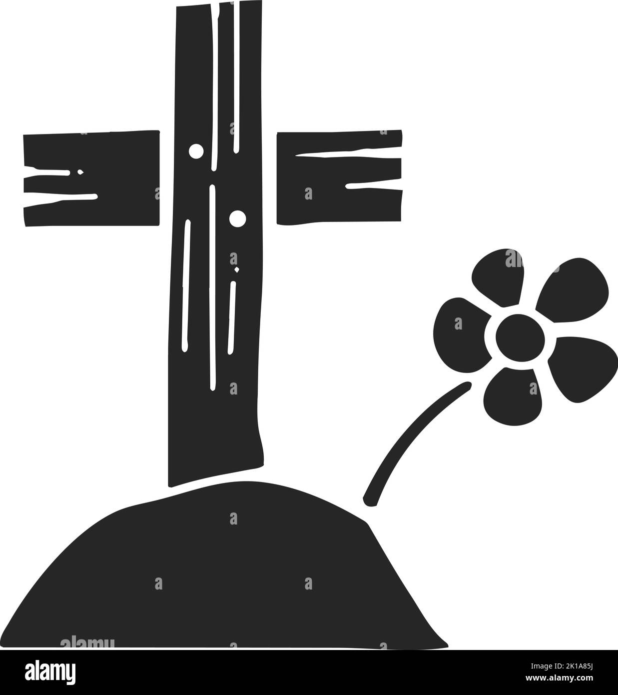 Hand drawn tomb stone vector illustration Stock Vector Image & Art - Alamy