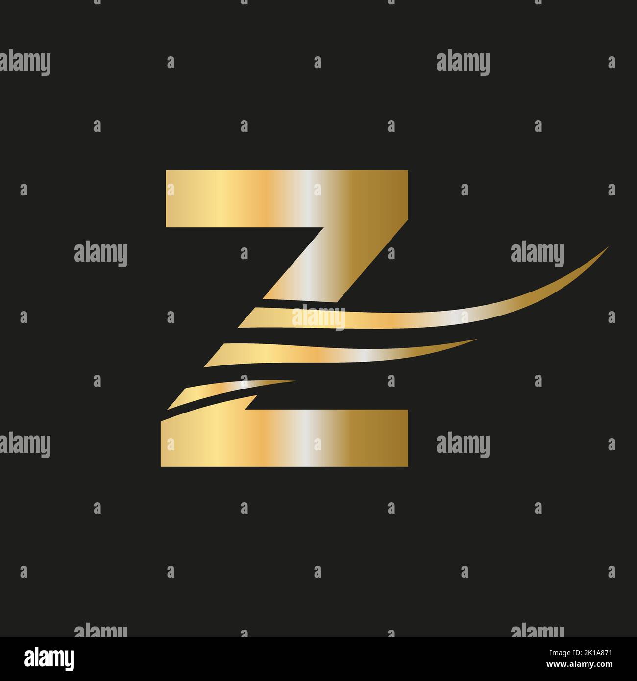 Modern Letter Z, Z Logo Monogram Logotype Vector Template Combined with ...
