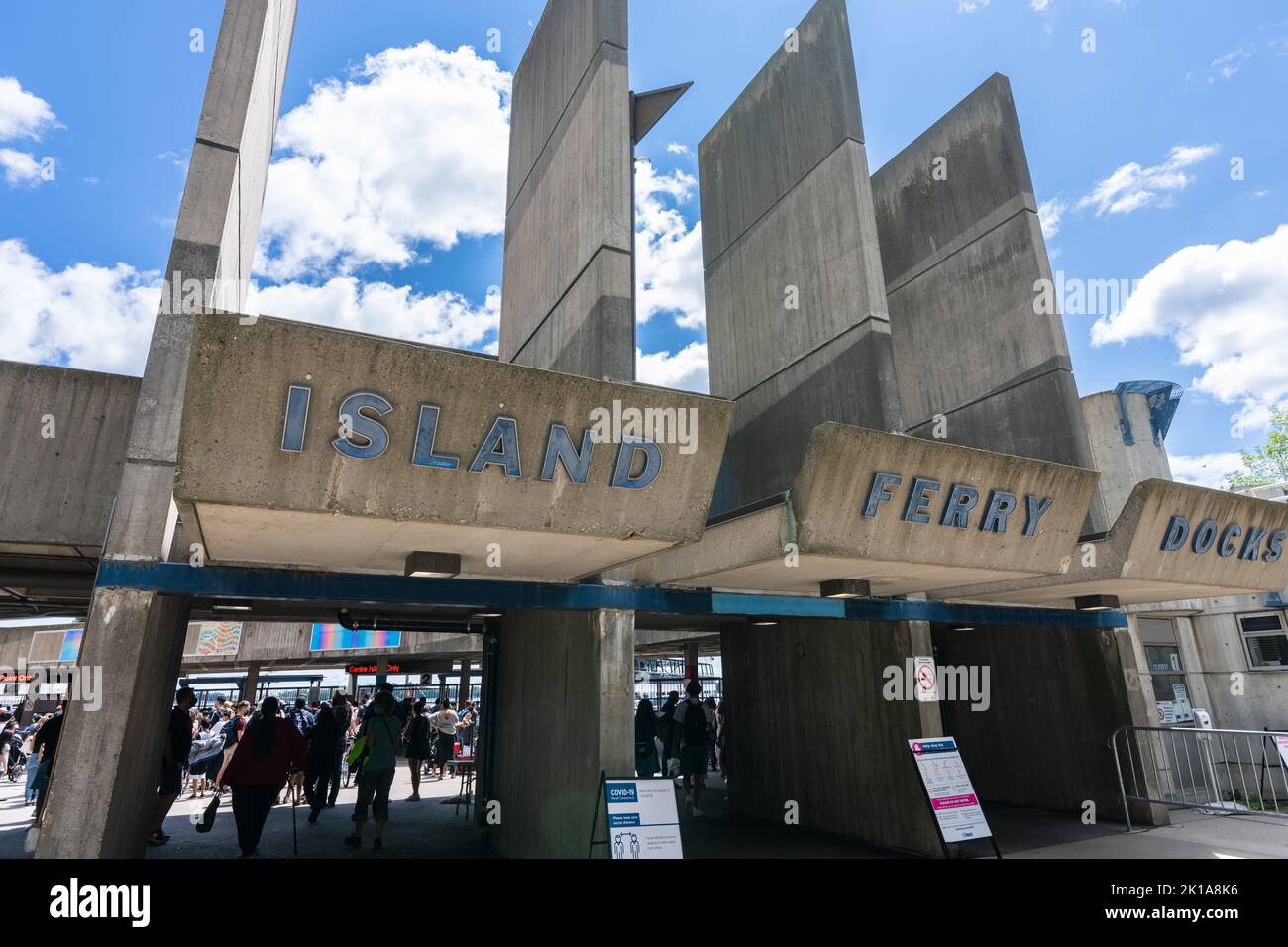 Toronto, Ontario, Canada - July 30 2021 : Jack Layton Ferry Terminal in ...