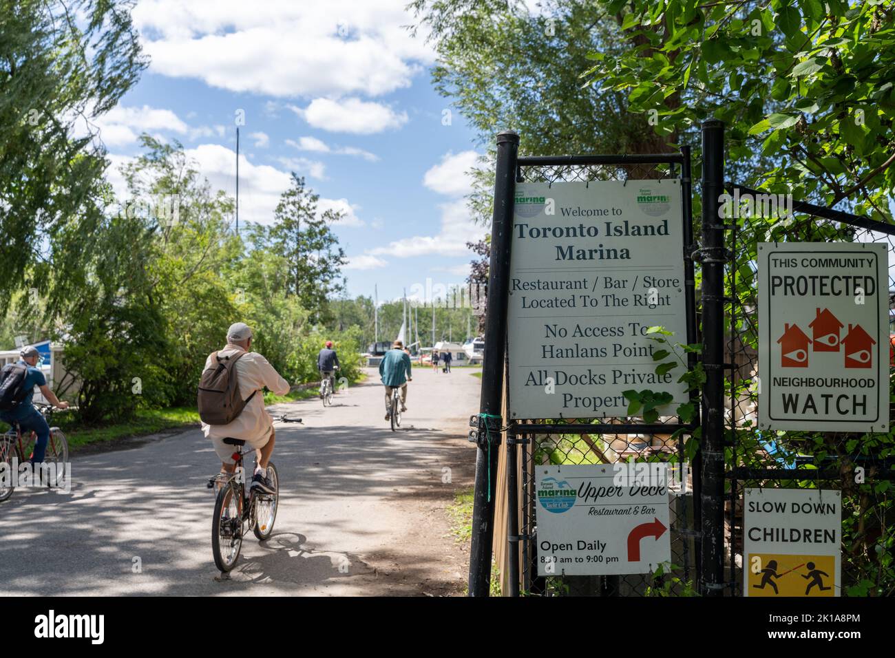 Toronto Island Marina. Toronto, Ontario, Canada Stock Photo - Alamy