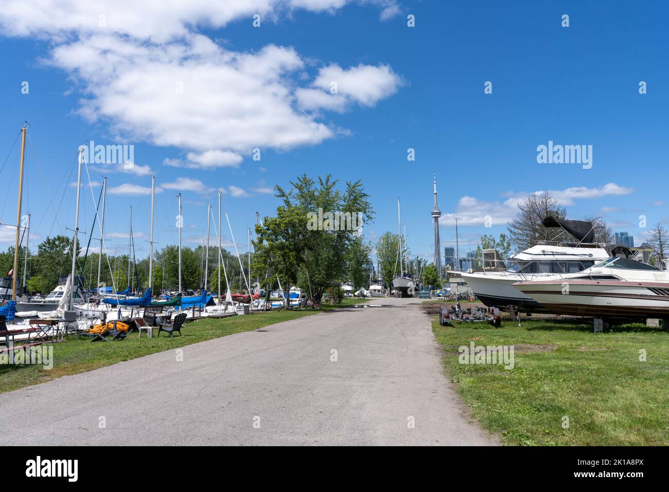 Toronto Island Marina. Toronto, Ontario, Canada Stock Photo - Alamy