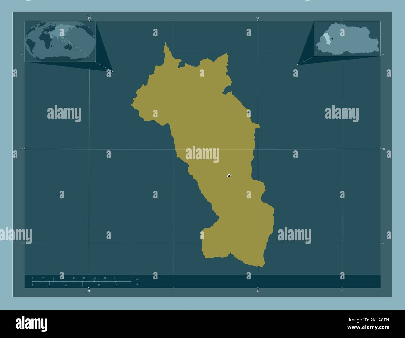 Paro bhutan district map outline hi-res stock photography and images ...