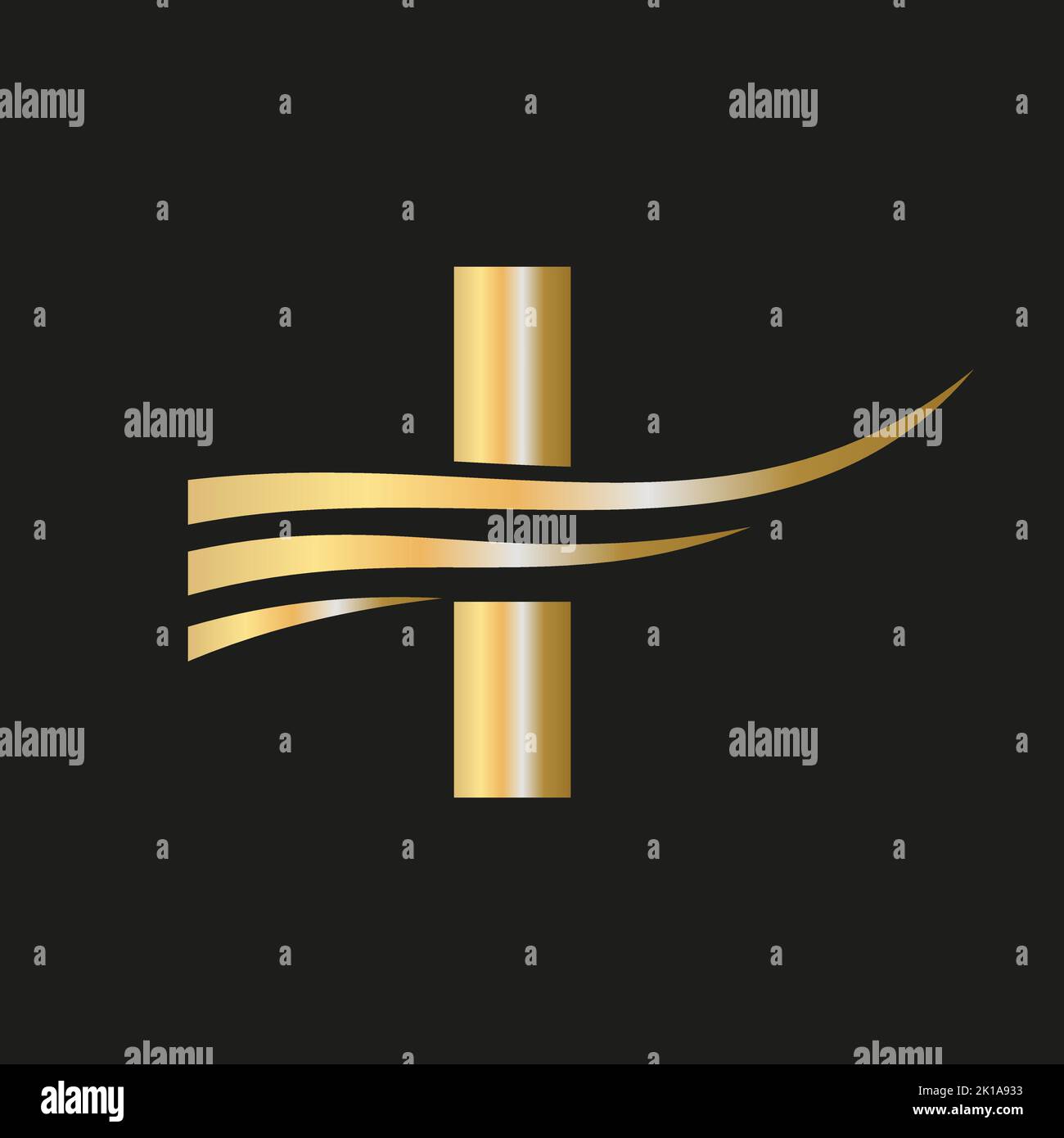 Modern Letter I, I Logo Monogram Logotype Vector Template Combined with ...