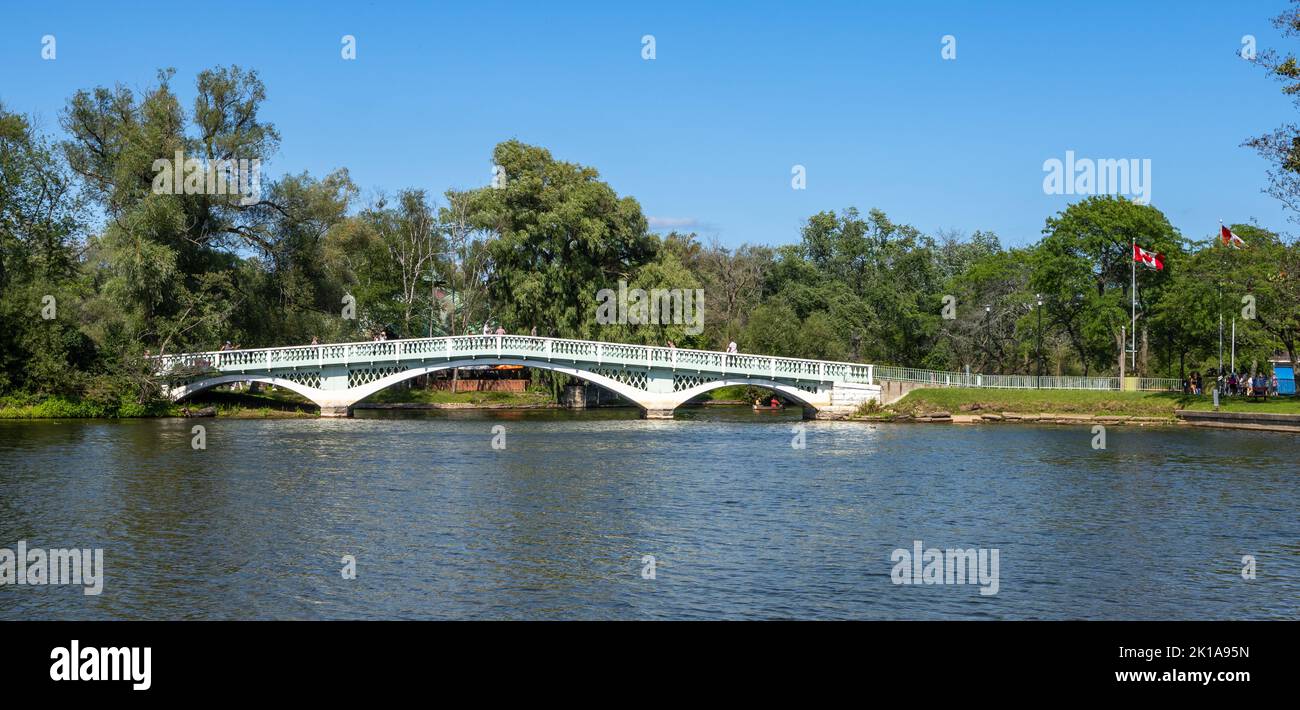 Toronto Islands Park Centre Island Bridge. Toronto, Ontario, Canada ...