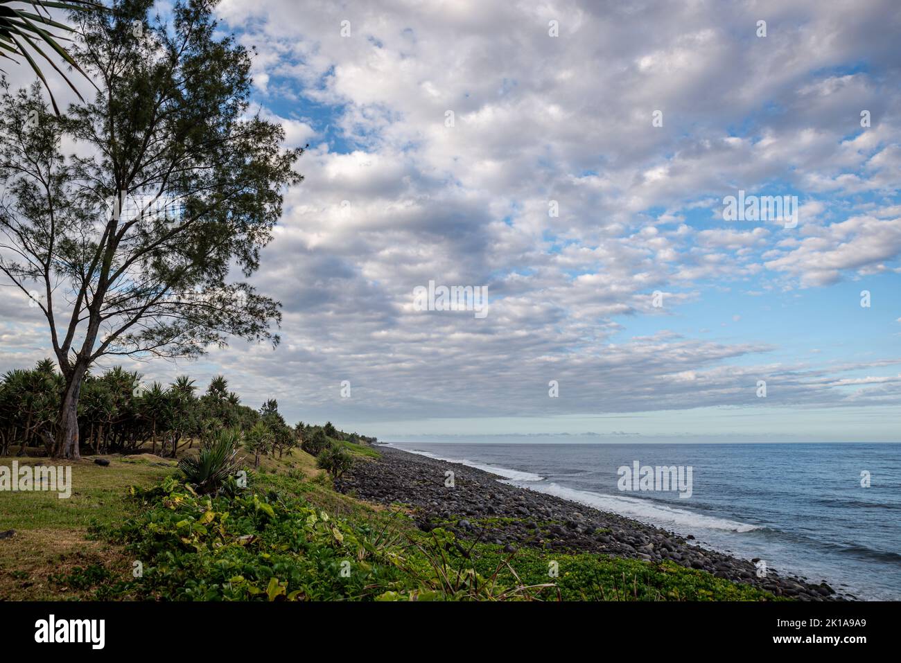 Beach at Bras-Panon, Réunion Island, France Stock Photo - Alamy