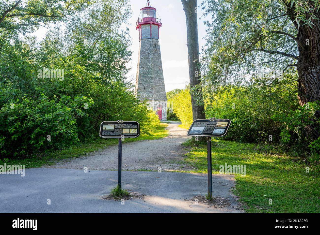 Gibraltar Point Lighthouse. Toronto Islands, Ontario, Canada Stock ...