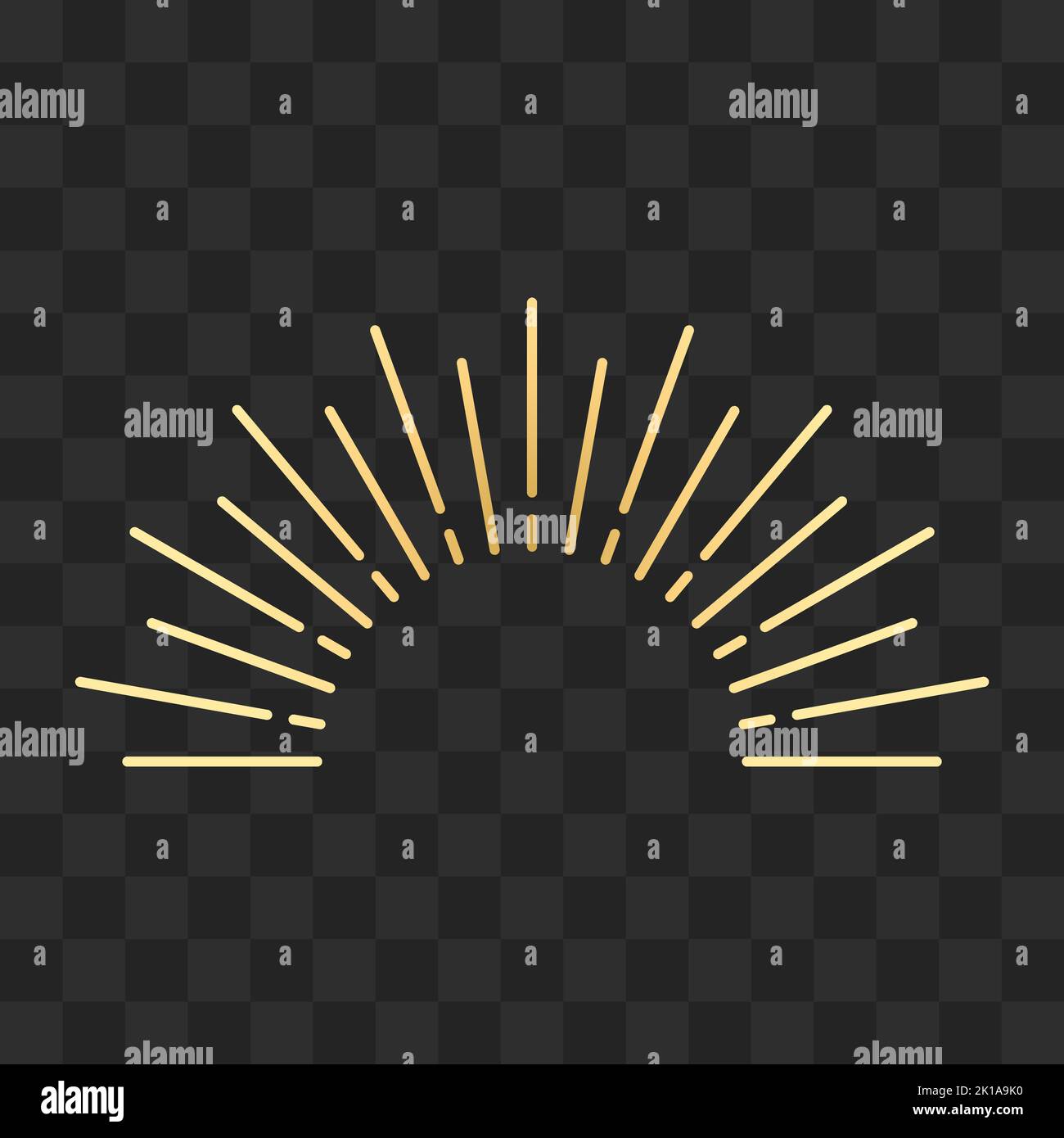 Circle sunburst. Radial sun shine stamp. Vector radial vintage ...