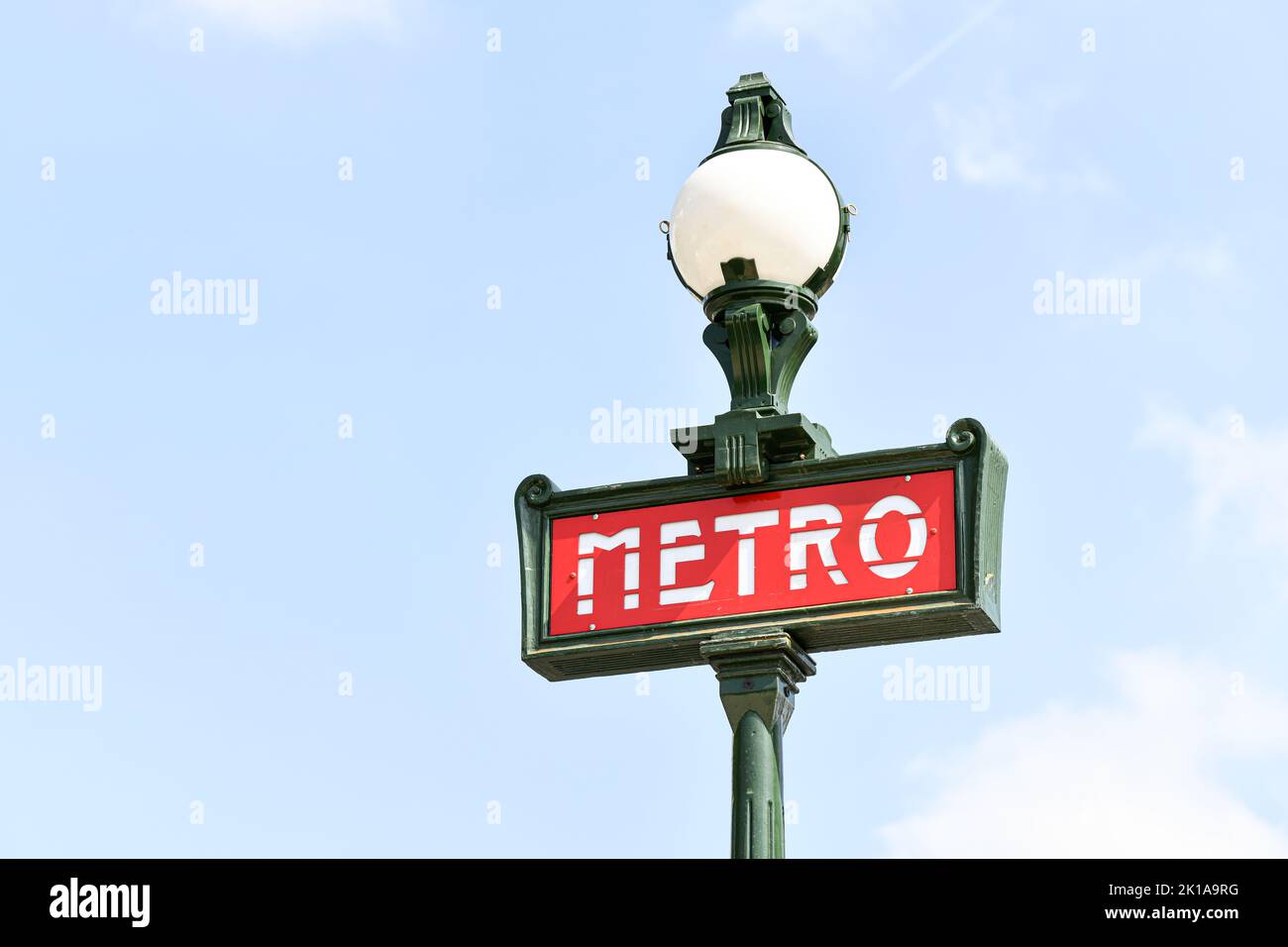 Illustration picture shows a sign with the subway logo (red symbol) in ...