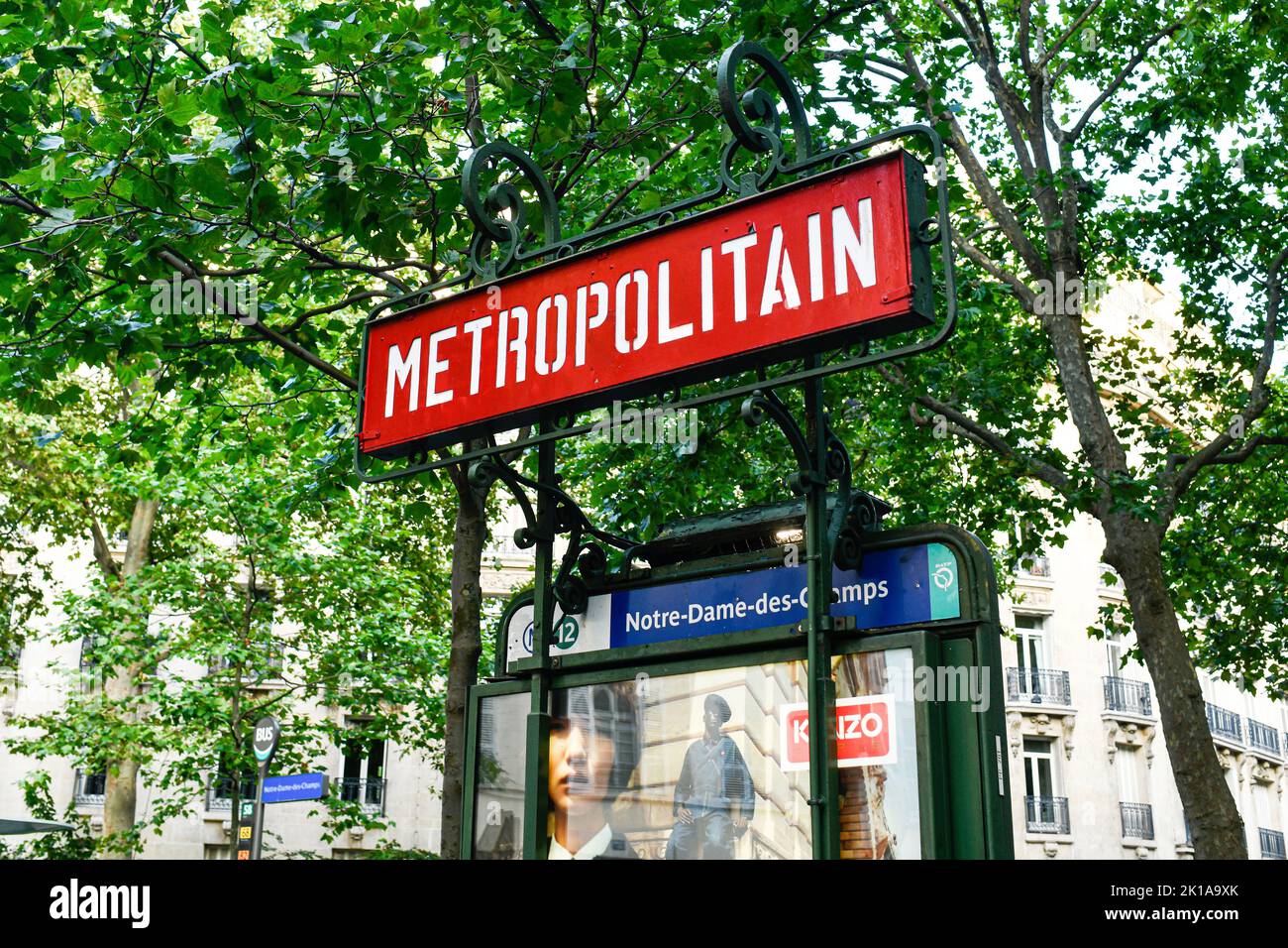 Illustration picture shows a sign with the subway logo (red symbol) in ...