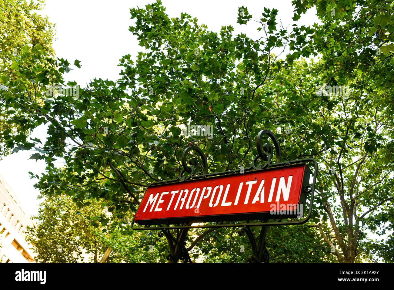 Illustration picture shows a sign with the subway logo (red symbol) in ...