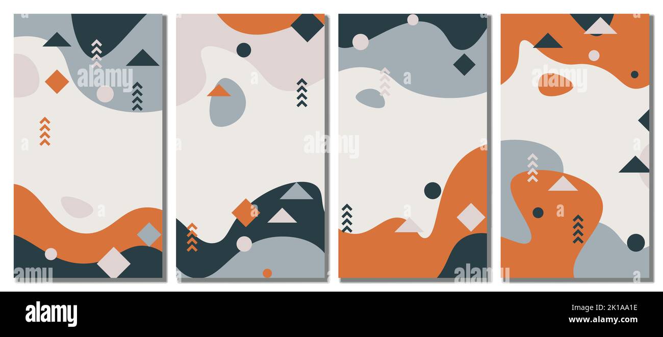 Abstract modern template set background Stock Vector Image & Art - Alamy