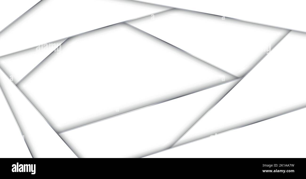 Abstract white background with steel lines, blank web template postcard ...