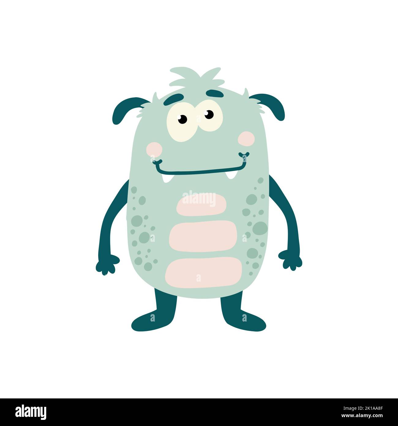 Monster print. Cartoon character design for fashion fabrics, textile ...