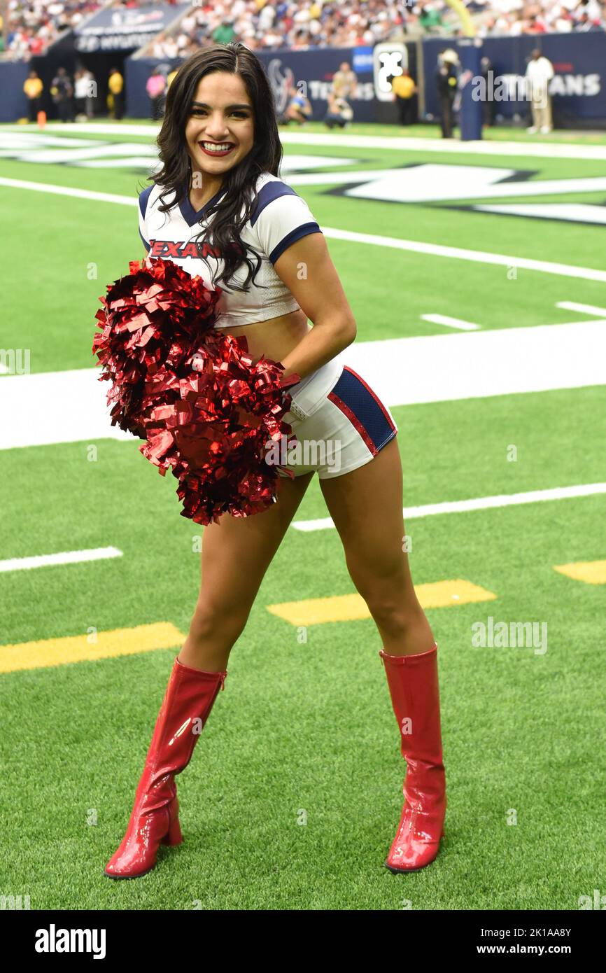 Houston Texans Cheerleader during the NFL football game between the ...