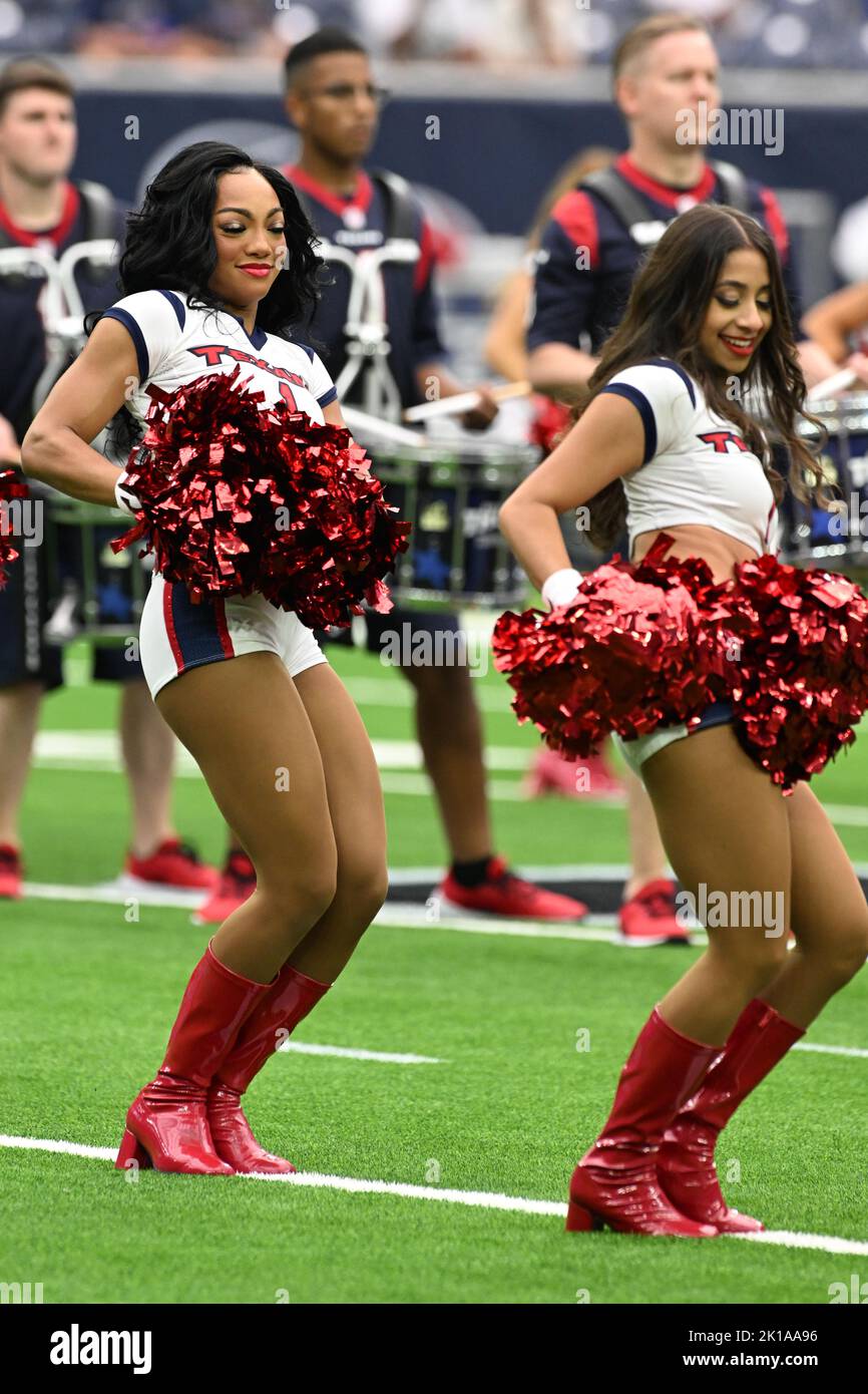 Houston Texans cheerleaders during the NFL football game between the ...