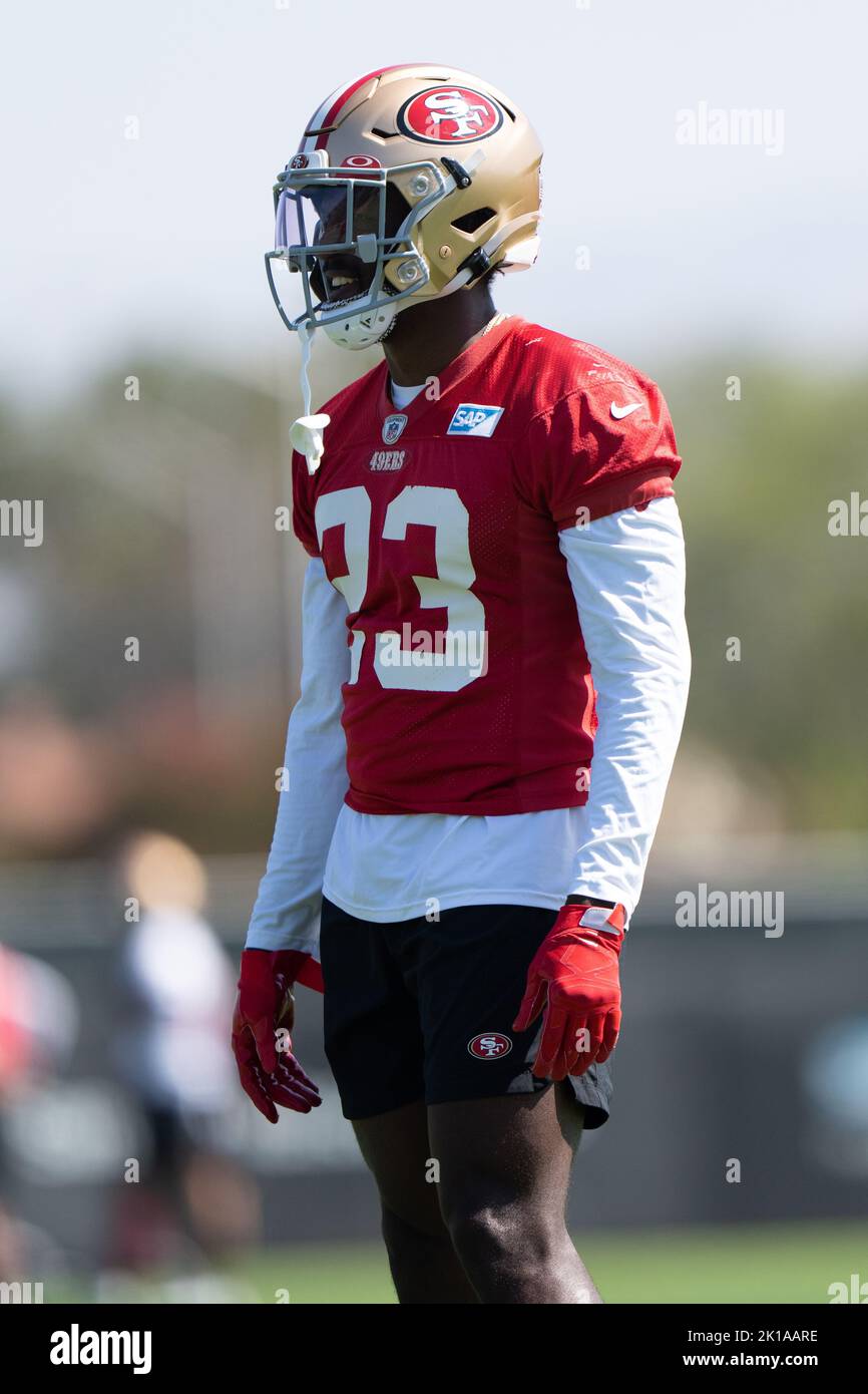 Sep 16, 2022; Santa Clara, California, USA; San Francisco 49ers running ...