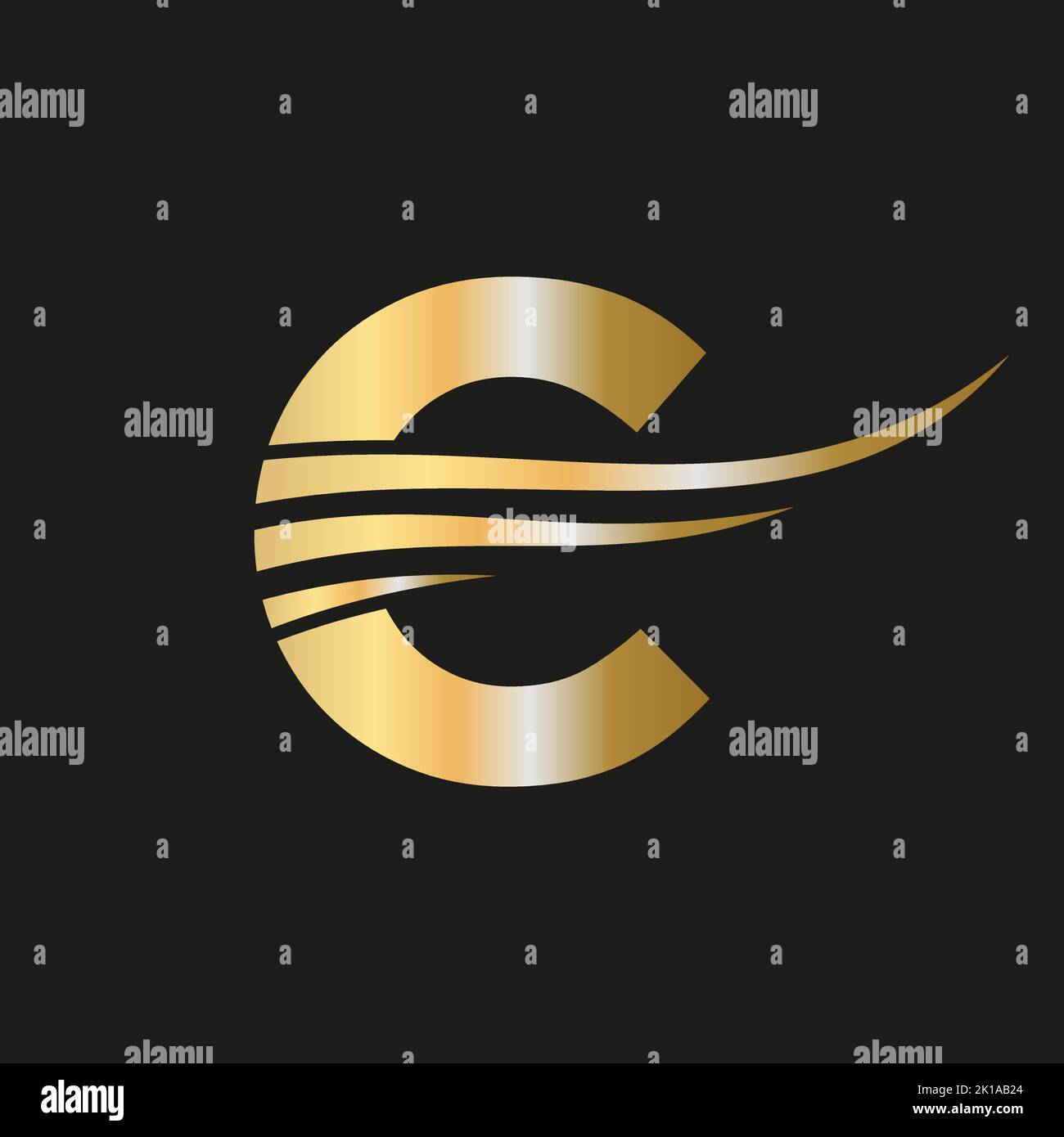 Modern Letter C, C Logo Monogram Logotype Vector Template Combined with ...