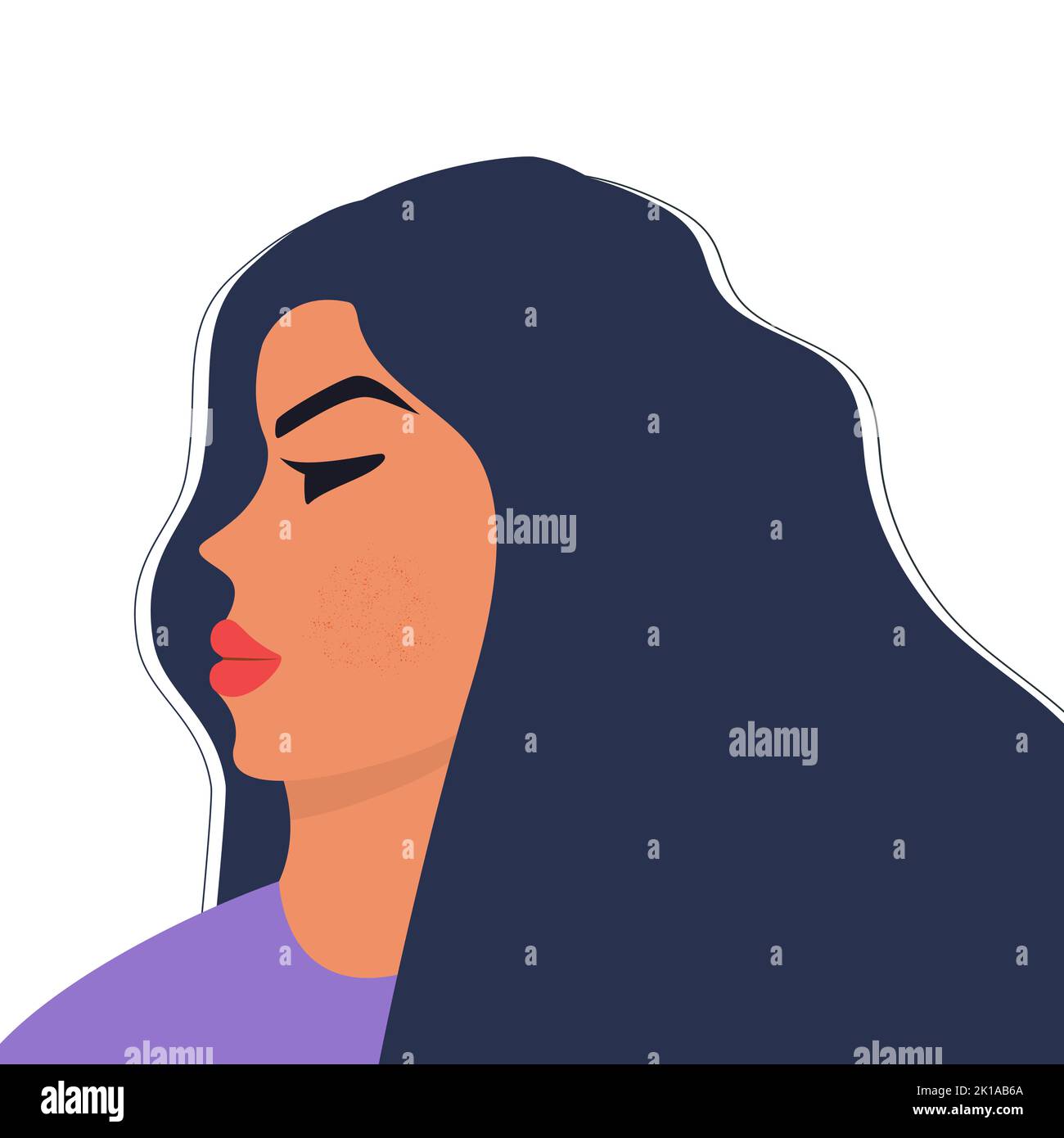 Women beauty and fashion in a simple style Stock Vector Image & Art - Alamy