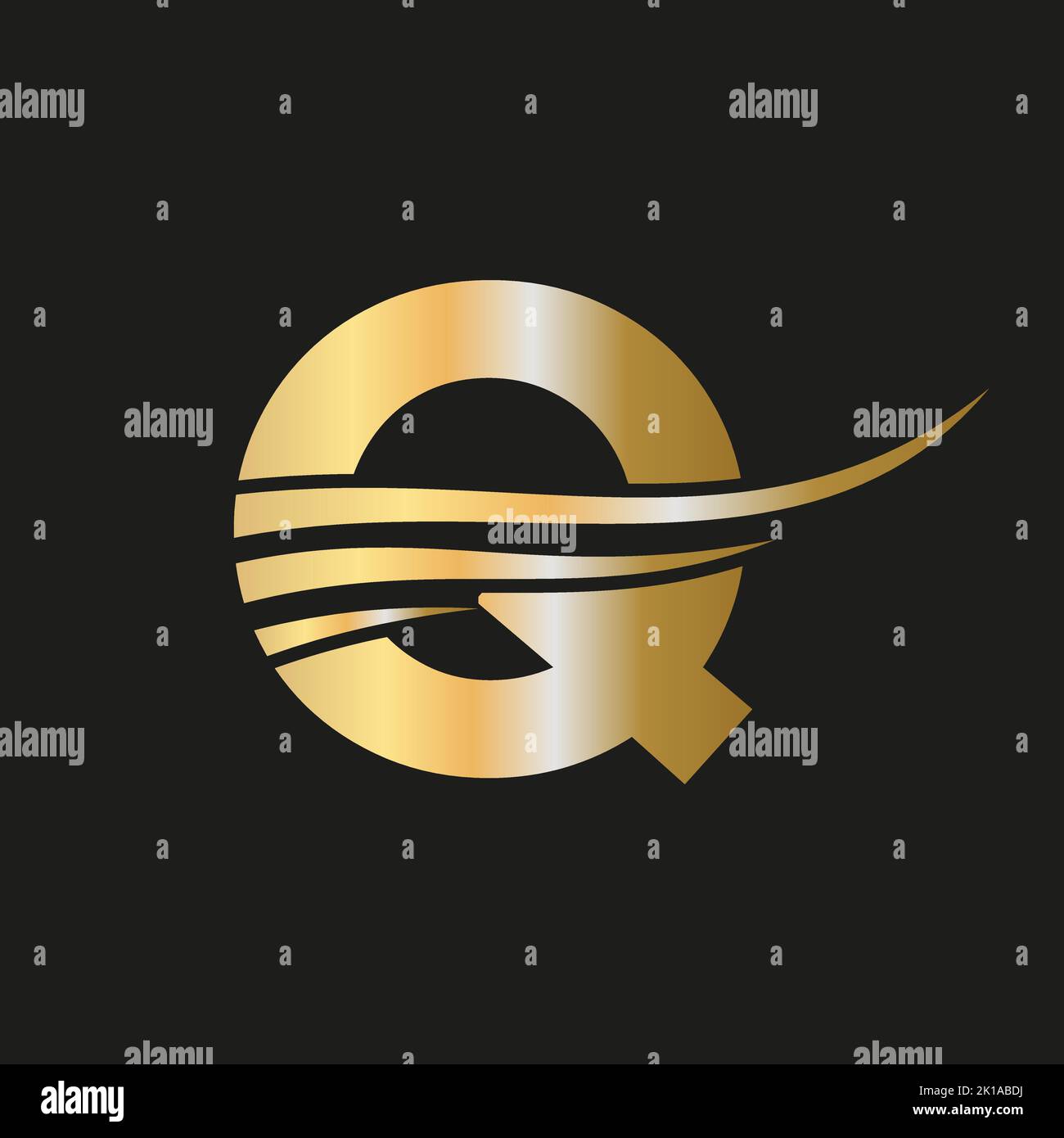 Q b monogram hi-res stock photography and images - Alamy