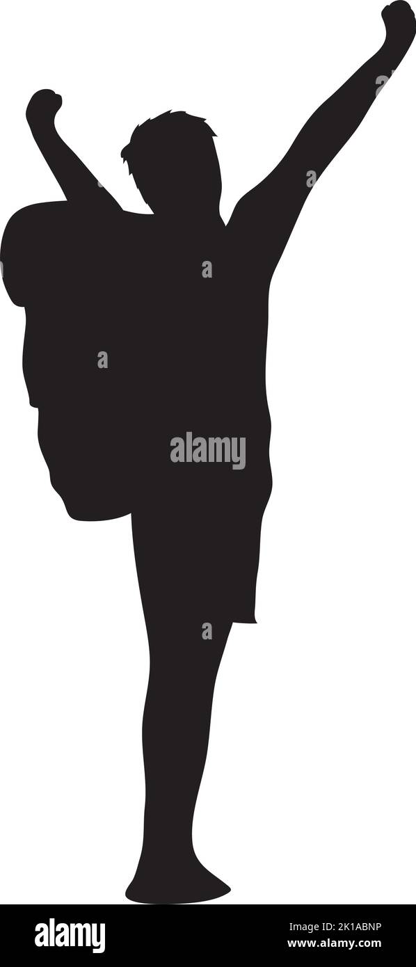 happy traveler man silhouette icon Stock Vector Image & Art - Alamy