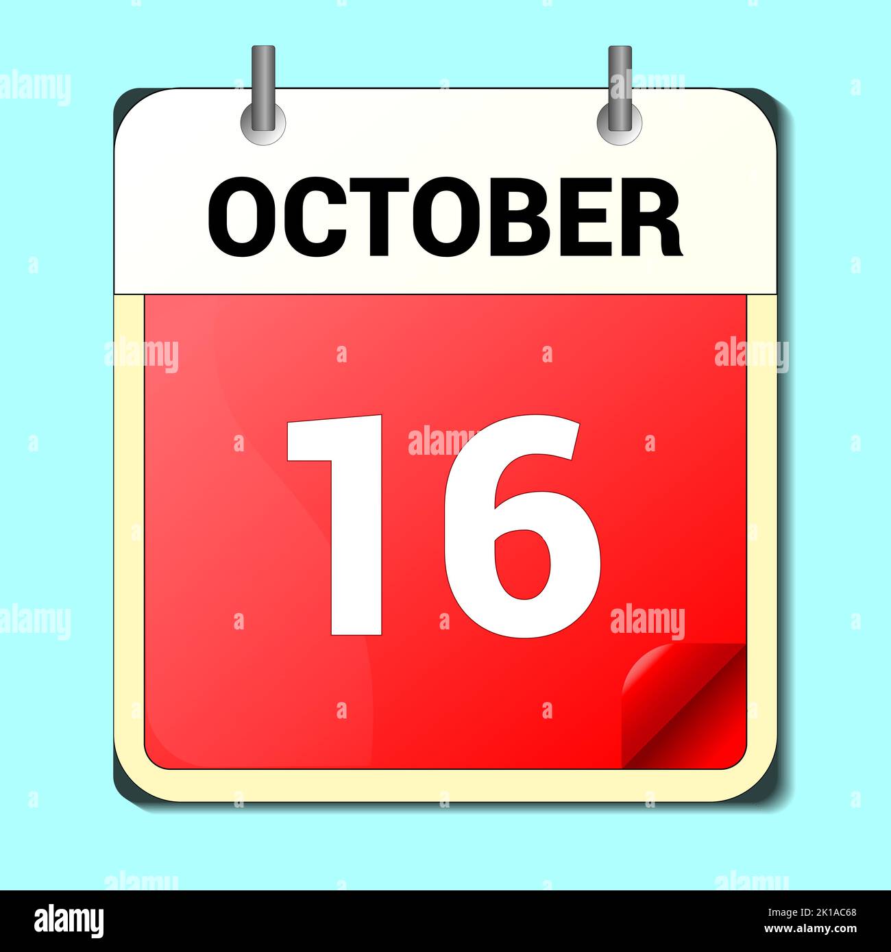 day on the calendar, vector image format, october Stock Vector Image ...