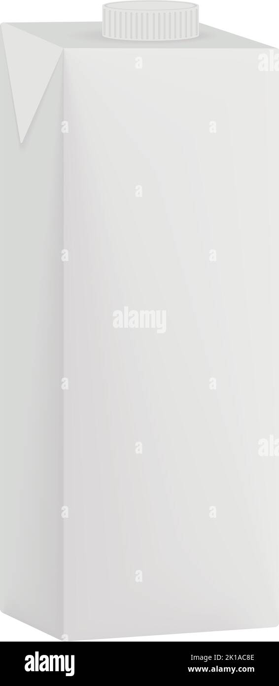 tetra pack box mockup icon Stock Vector Image & Art - Alamy