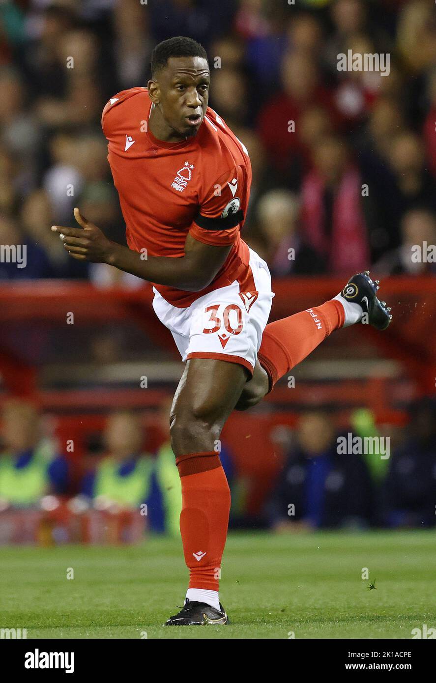 Nottingham, UK. 16th September 2022. Willy Boly of Nottingham Forest ...
