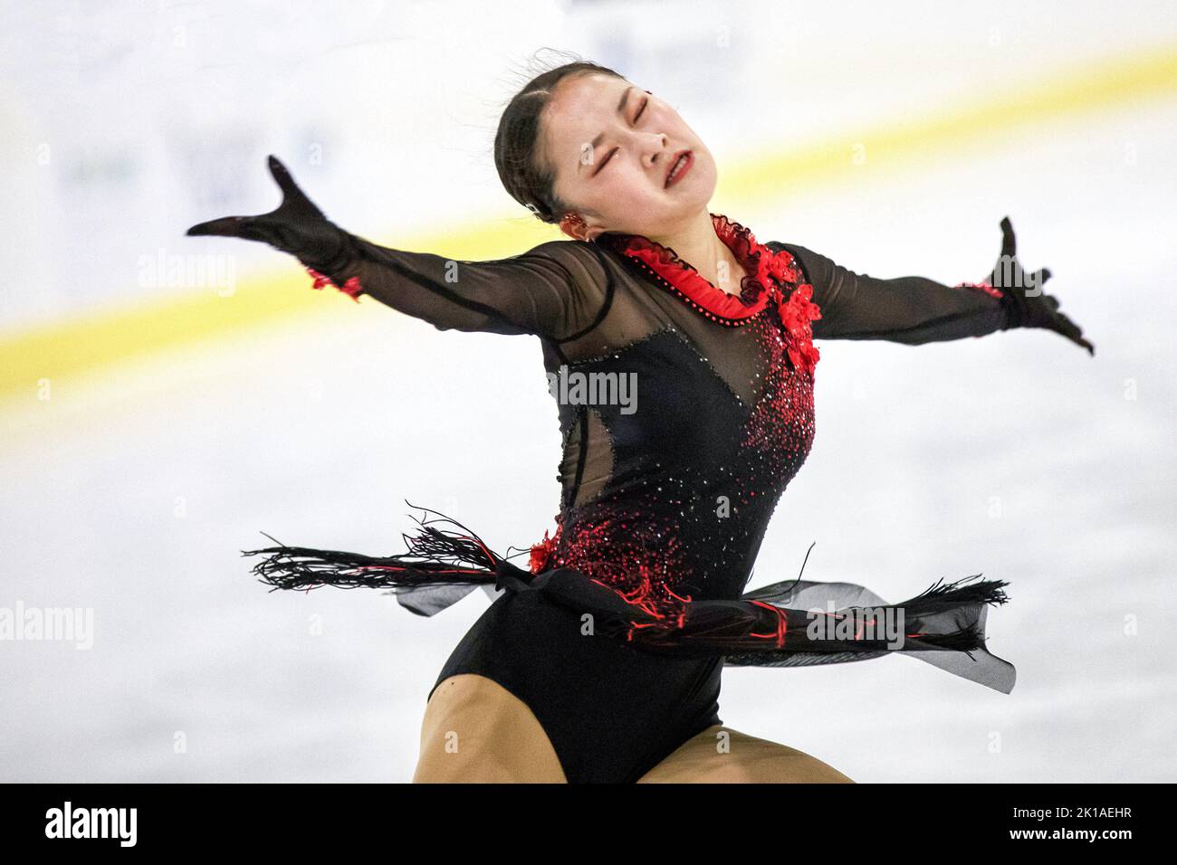 PalaGhiaccio IceLab, Bergamo, Italy, September 16, 2022, Rinka WATANABE ...