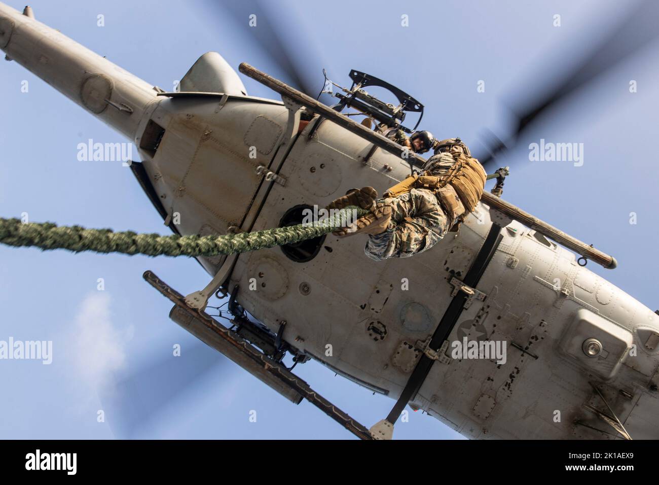 A U.S. Marine with Battalion Landing Team 2/5, 31st Marine ...