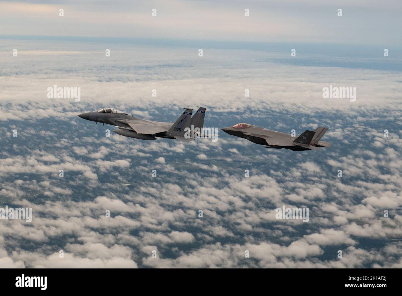 F-15C Eagles, assigned to the 125th Fighter Wing, Jacksonville Air ...