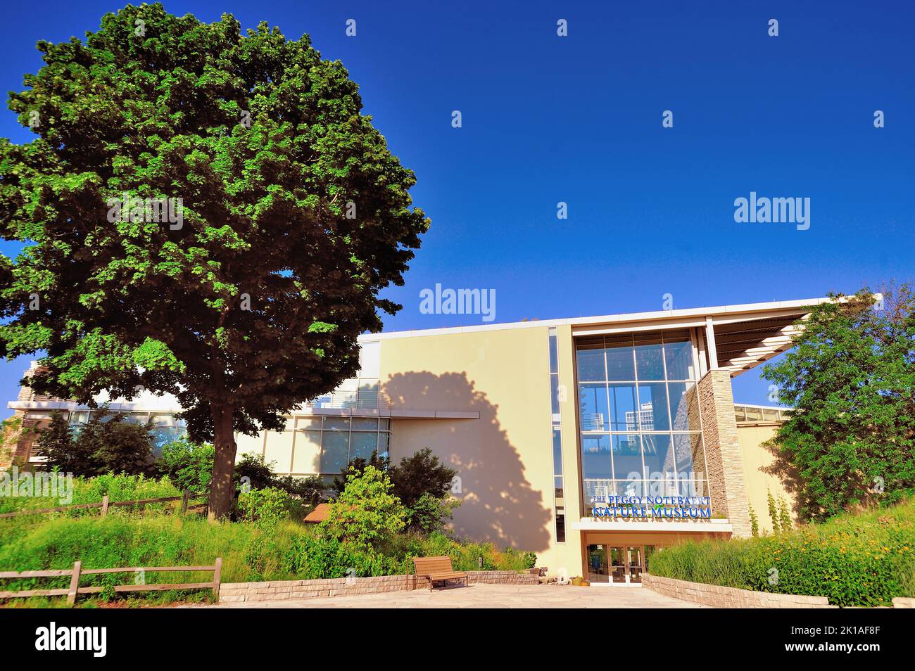 Chicago, Illinois, USA. The Peggy Notebaert Nature Museum in Lincoln ...
