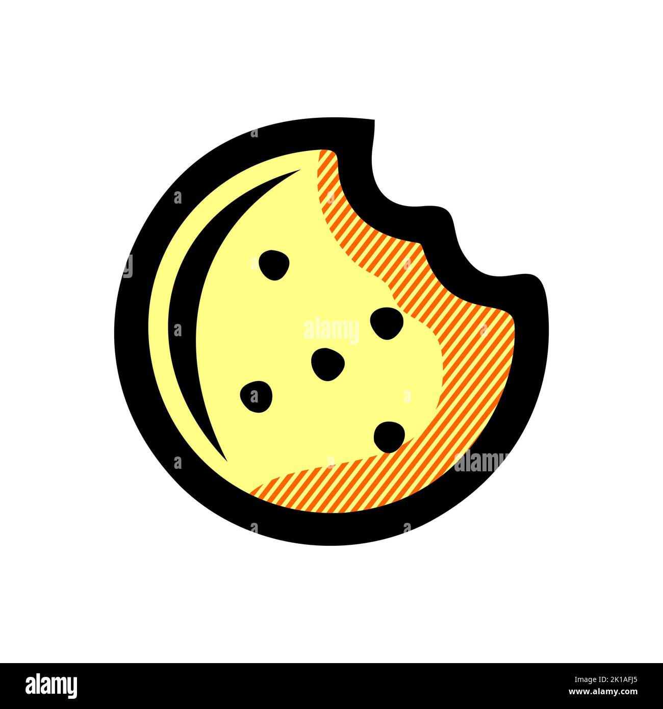 cookie icon isolated on white background from miscellaneous collection ...