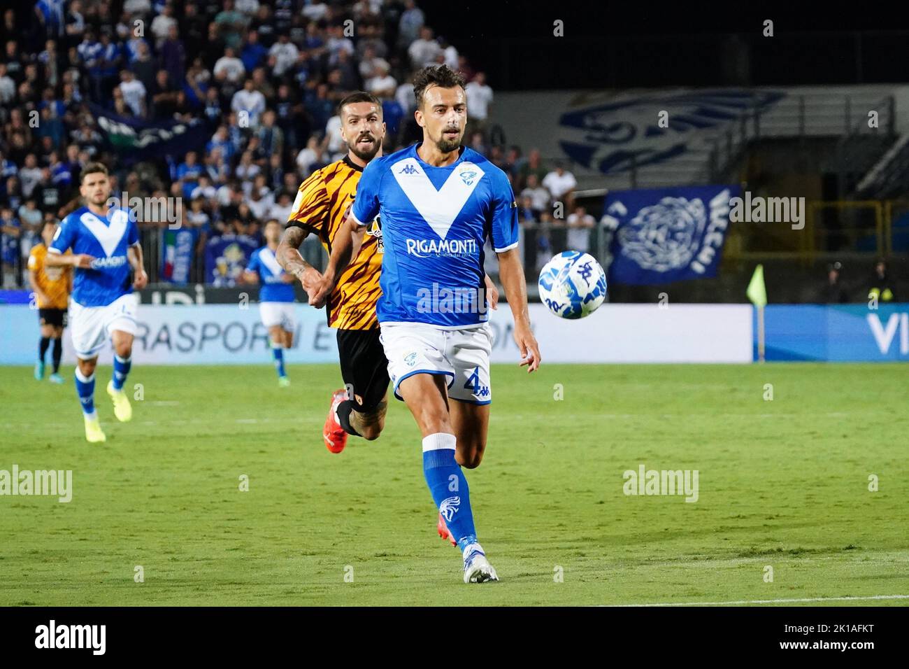 Brescia, Italy. 16th Sep, 2022. Davide Adorni (Brescia FC) during ...