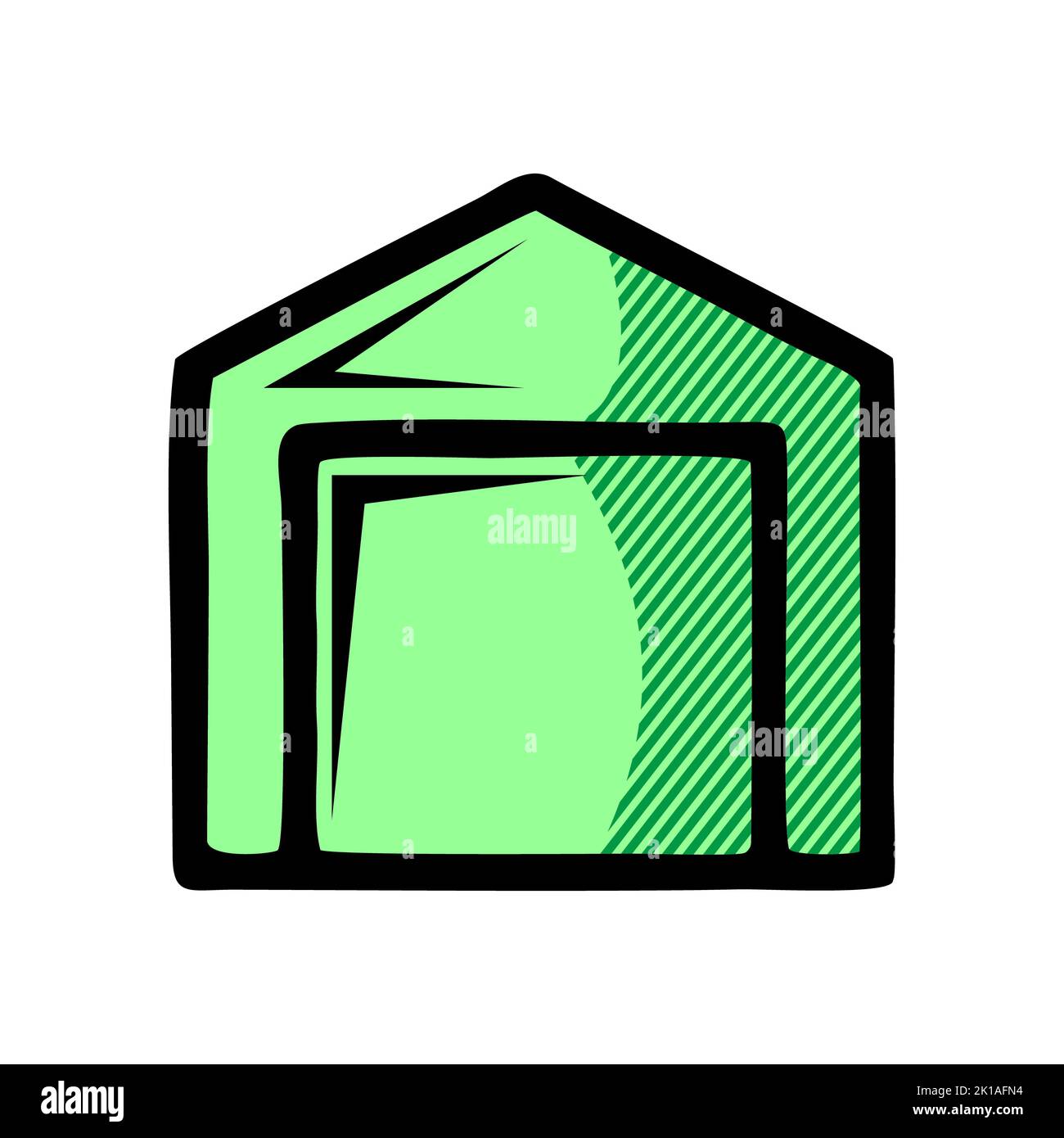 garage icon isolated on white background from building collection ...