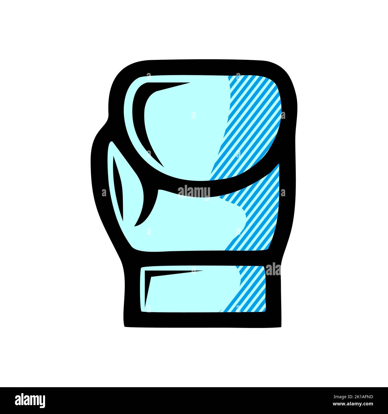 boxing glove icon isolated on white background from gym collection ...