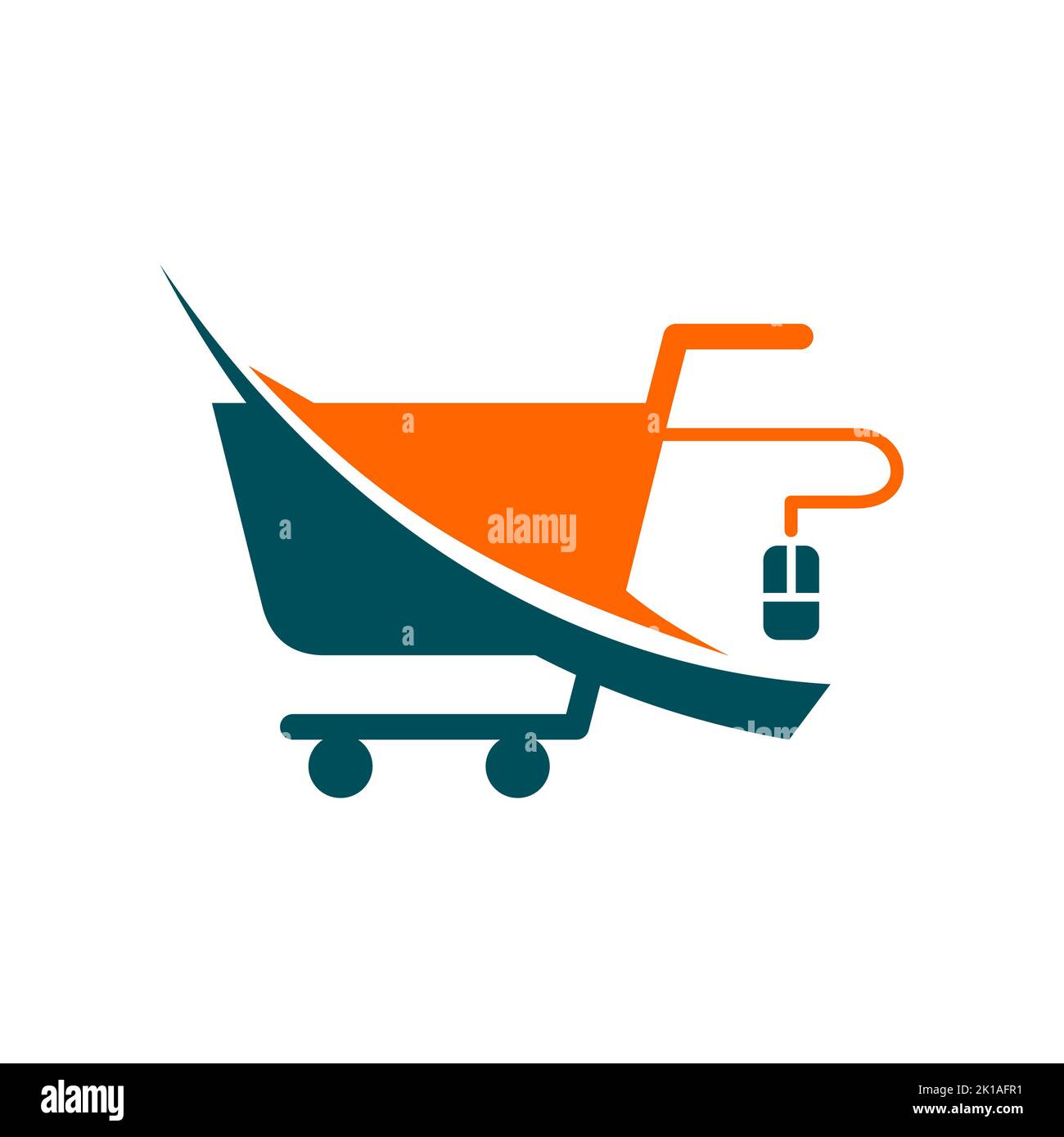 online shopping icon isolated on white background from advertising ...