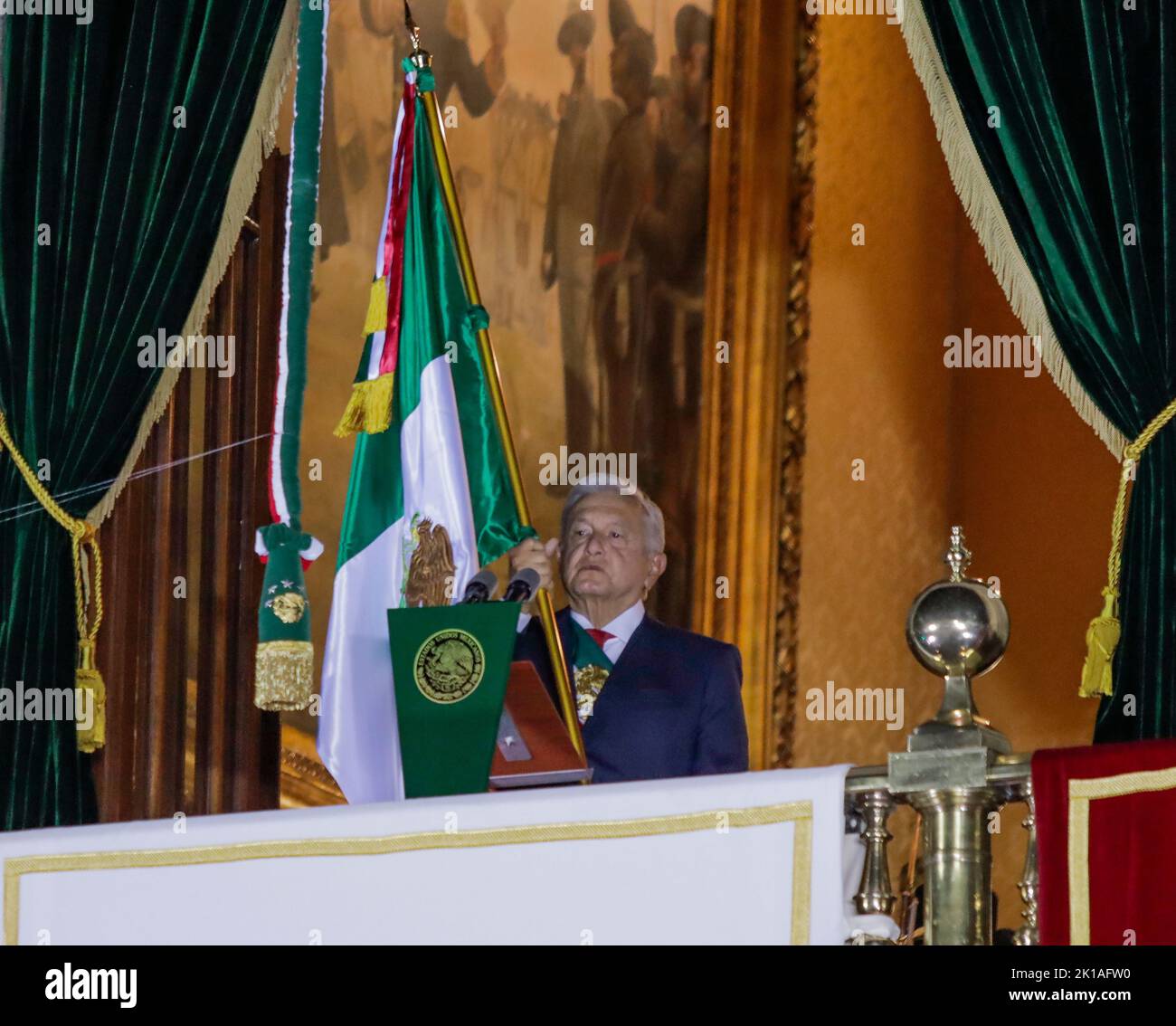 Mexico City, Mexico. 15th Sep, 2022. Mexican President ANDRES MANUEL ...