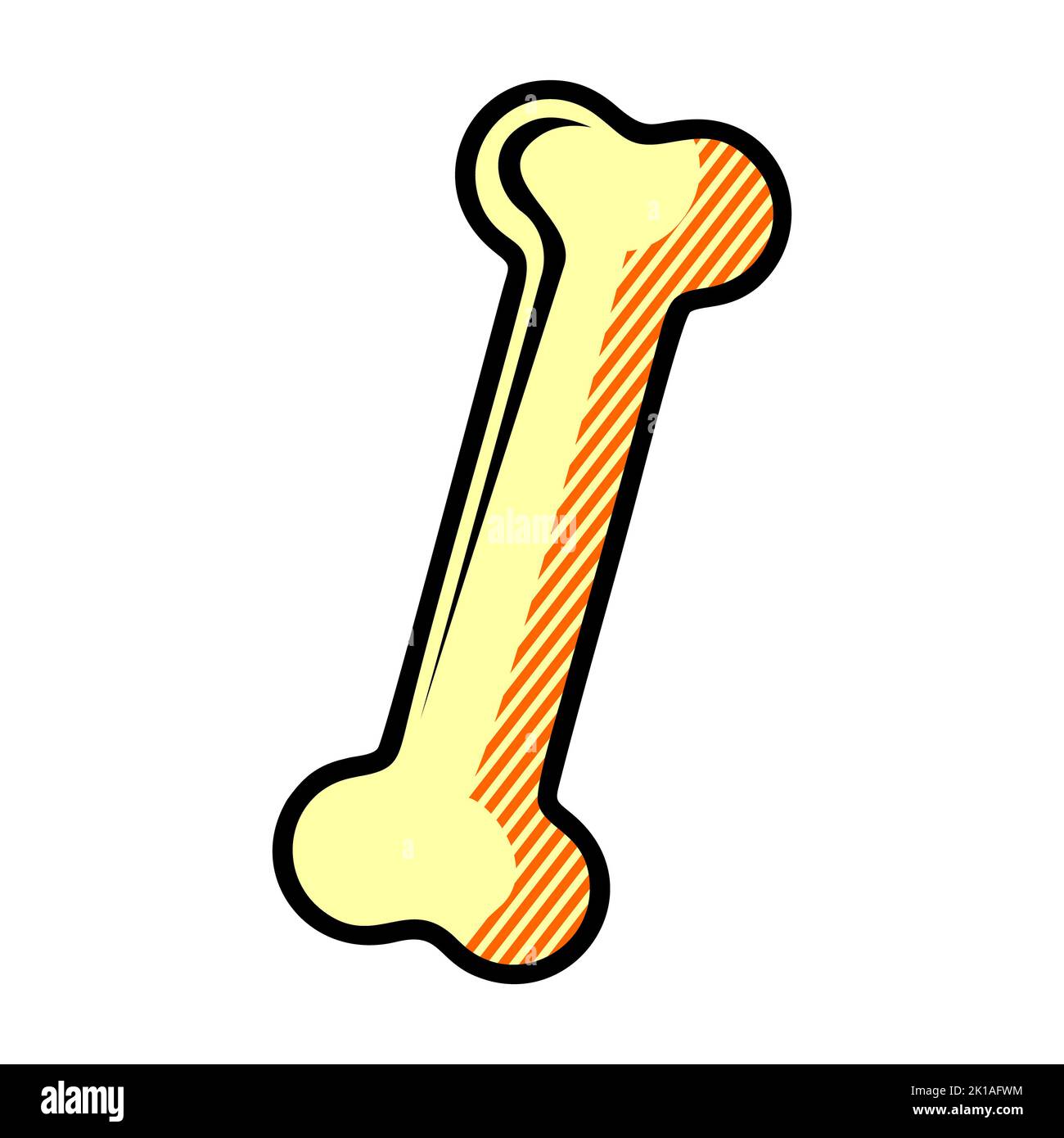 Pet food bone icon. Outline pet food bone vector icon for web design ...