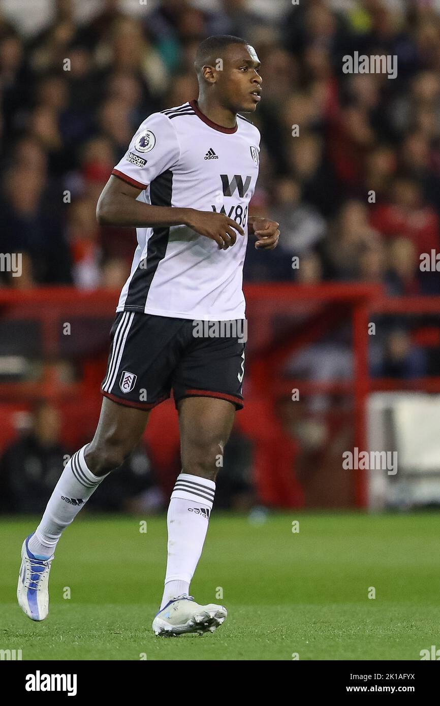 Issa Diop #31 of Fulham during the Premier League match Nottingham ...