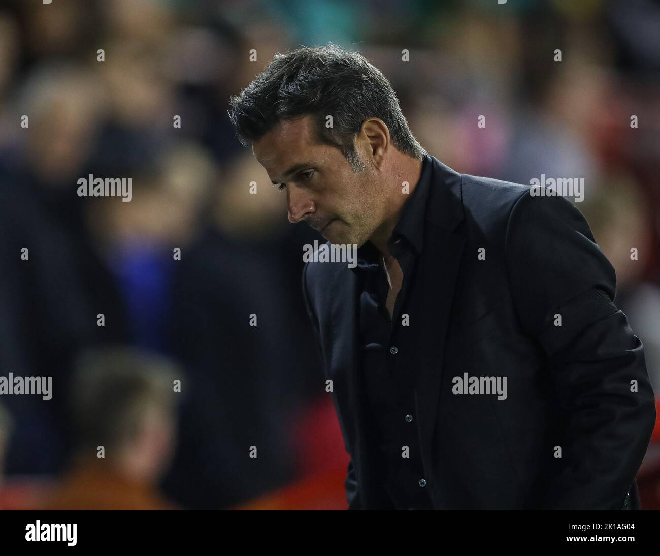 Marco Silva manager of Fulham during the Premier League match ...