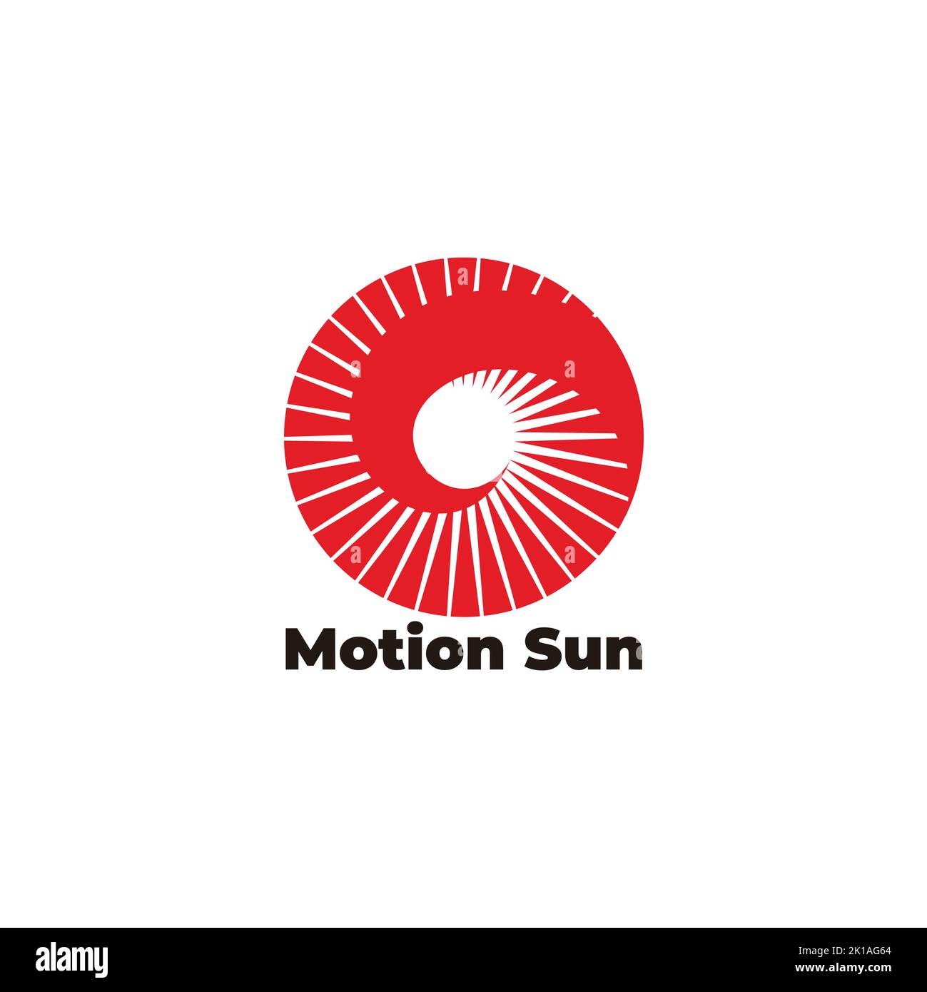 swirl motion red sun geometric logo vector Stock Vector Image & Art - Alamy