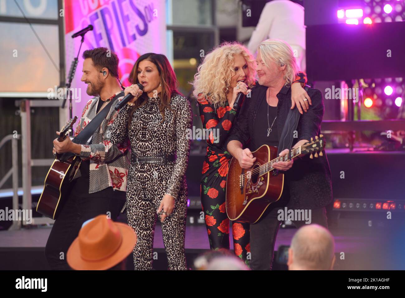 New York, USA. 16th Sep, 2022. Little Big Town - (L-R) Jimi Westbrook, Karen Fairchild, Kimberly ...